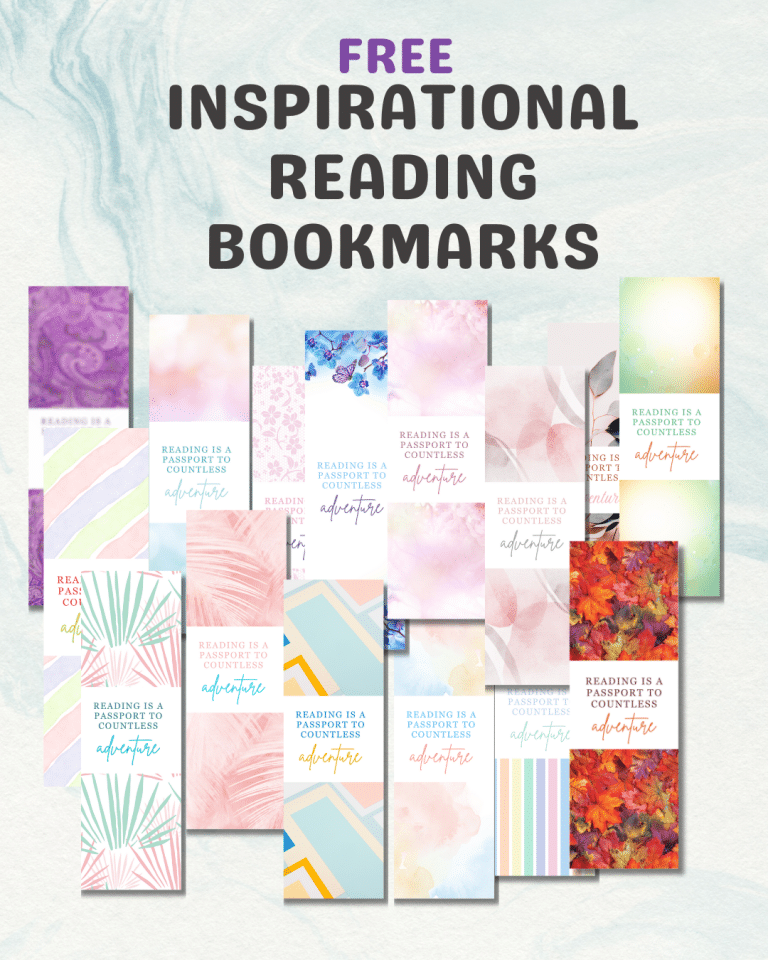 Free Inspirational Reading Bookmarks - Plan for Success HQ