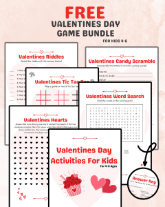 Valentines Day Activity Bundle For Kids - Plan for Success HQ